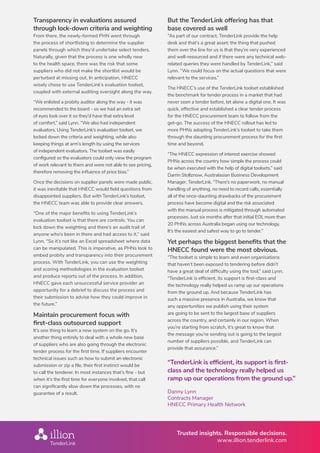 E-Procurement Client Story - HNECC PHN | PDF