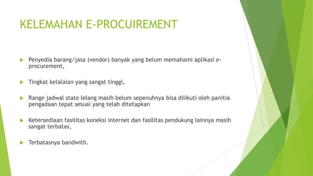 Kelompok 5 manajemen kontruksi (e-Procurement) | PPT