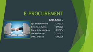 E procurement | PPTX