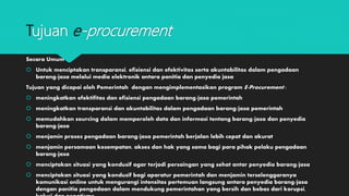 E procurement | PPTX
