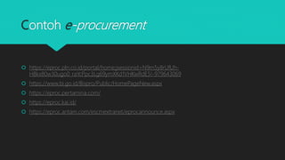 E procurement | PPTX