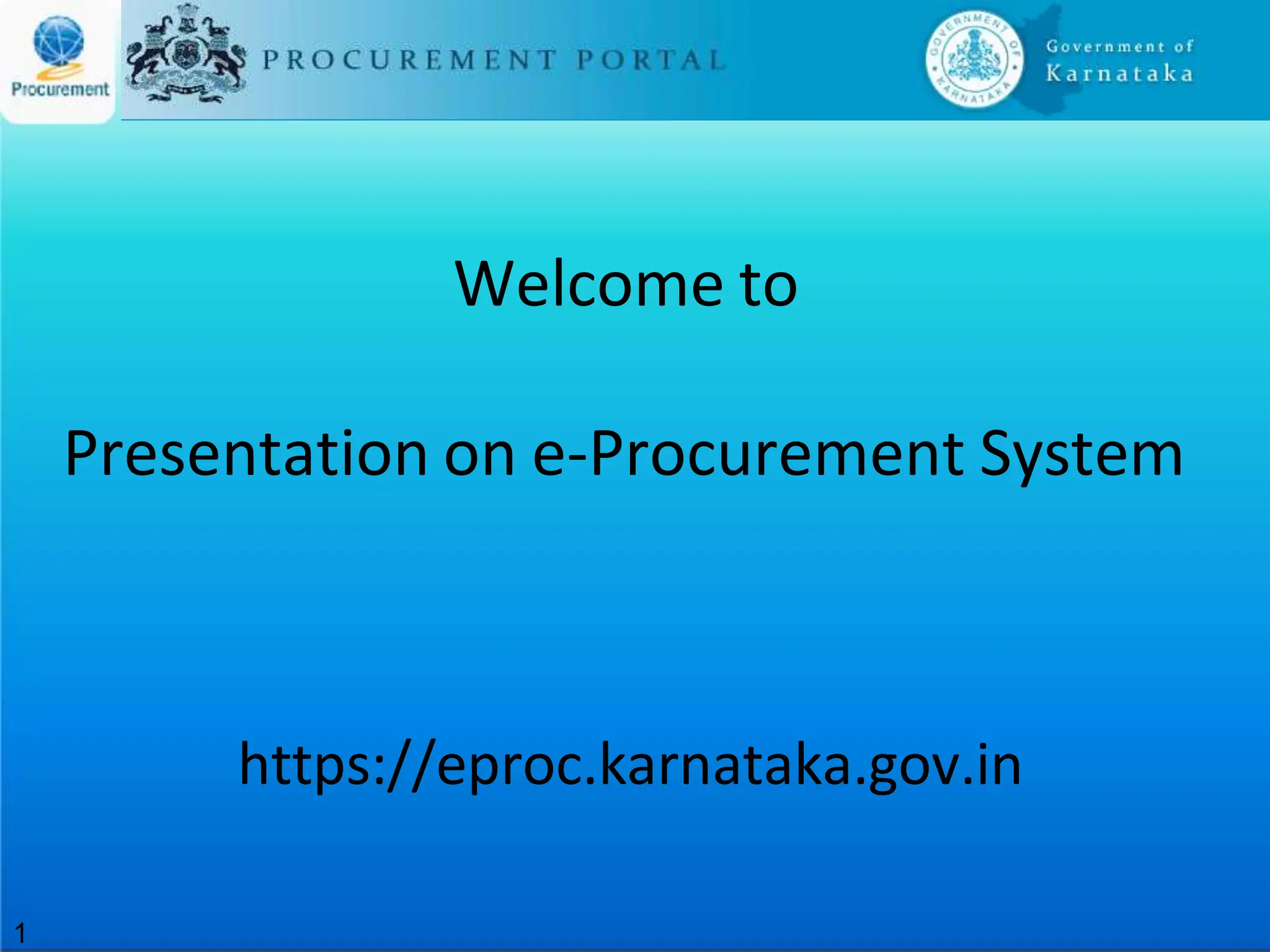 e-Procurement System presentation for business | PPTX