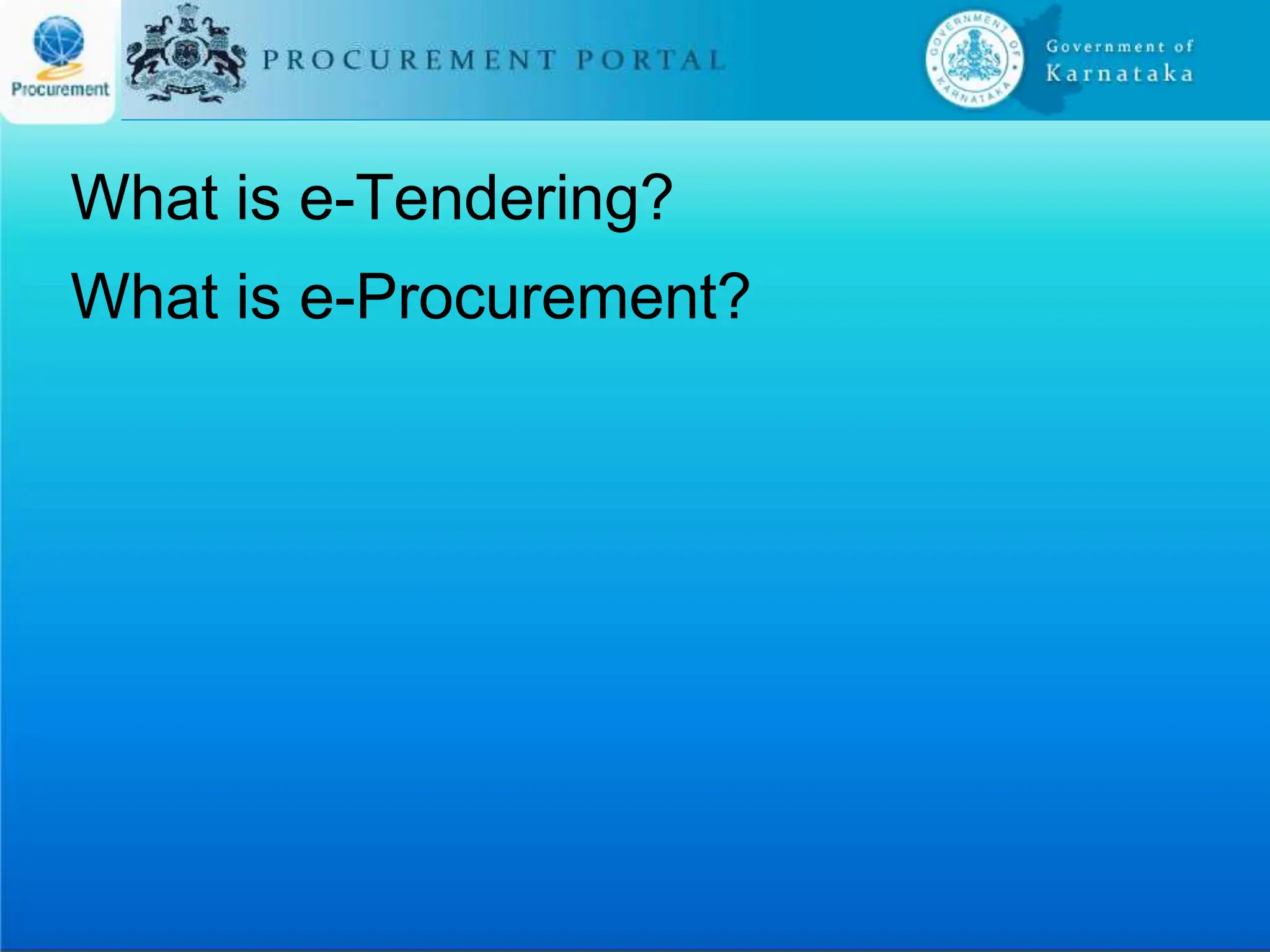 e-Procurement System presentation for business | PPTX