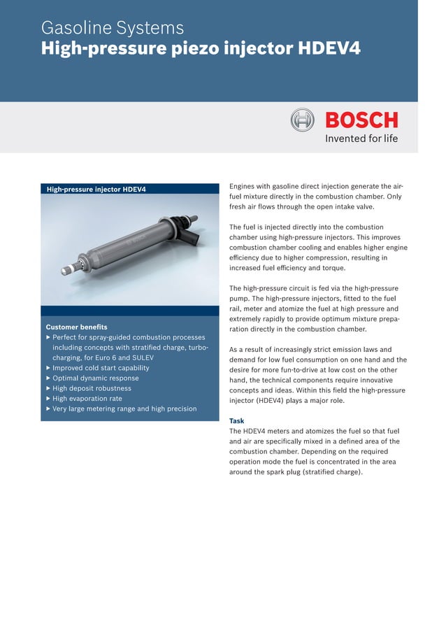 E product-brochure-gasoline-direct-injection | PDF