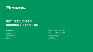 E profiil-presentation | PPTX