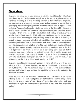 E-publishing report | PDF