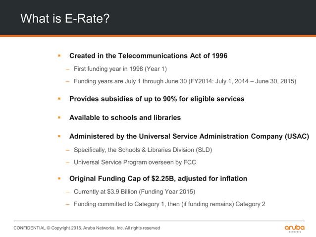 E Rate Modernization Overview | PPT
