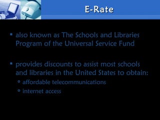 E rate and tech plan | PPT