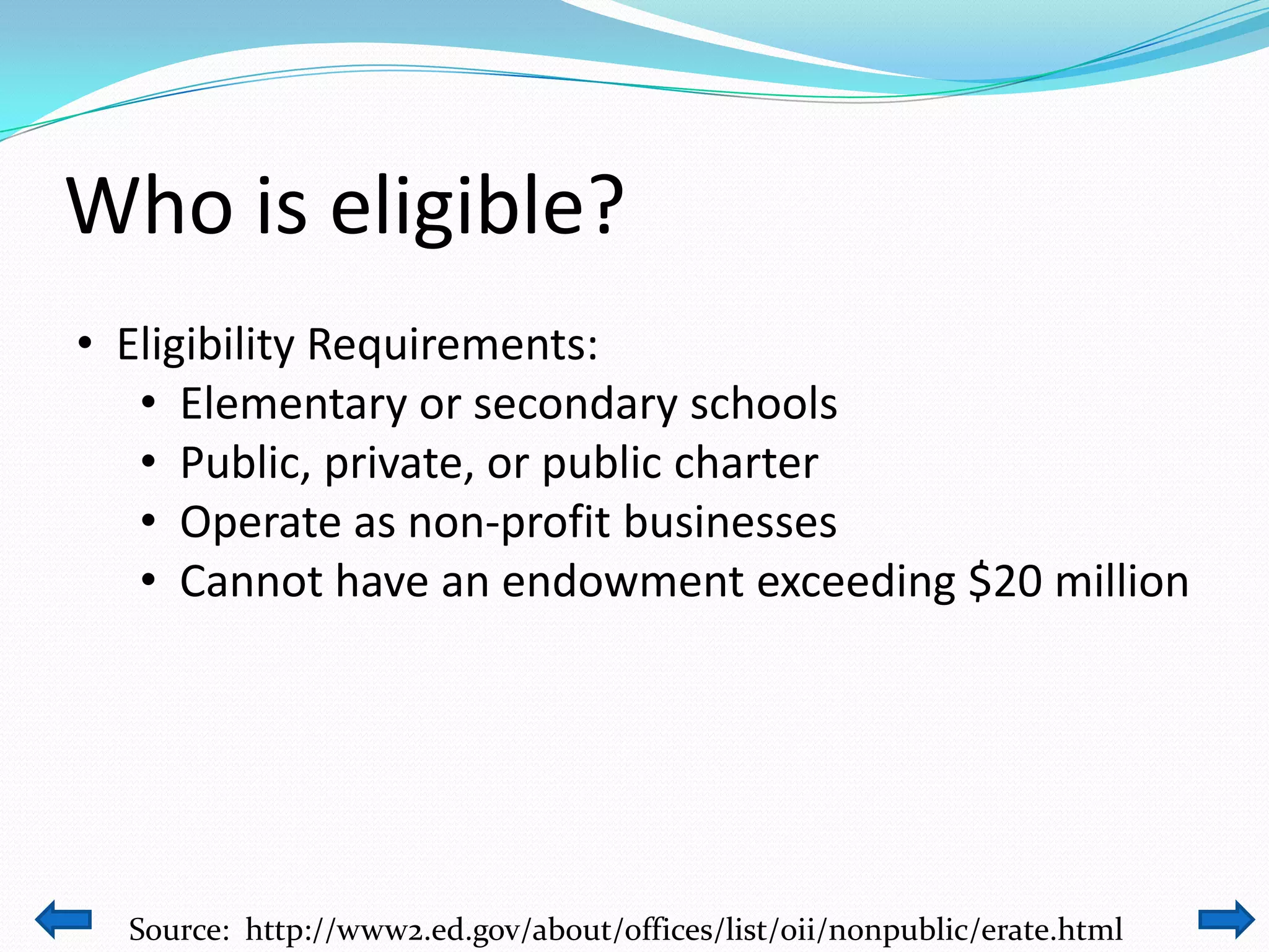 E rate and tech plan presentation | PPT