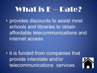 E-Rate Powerpoint | PPT