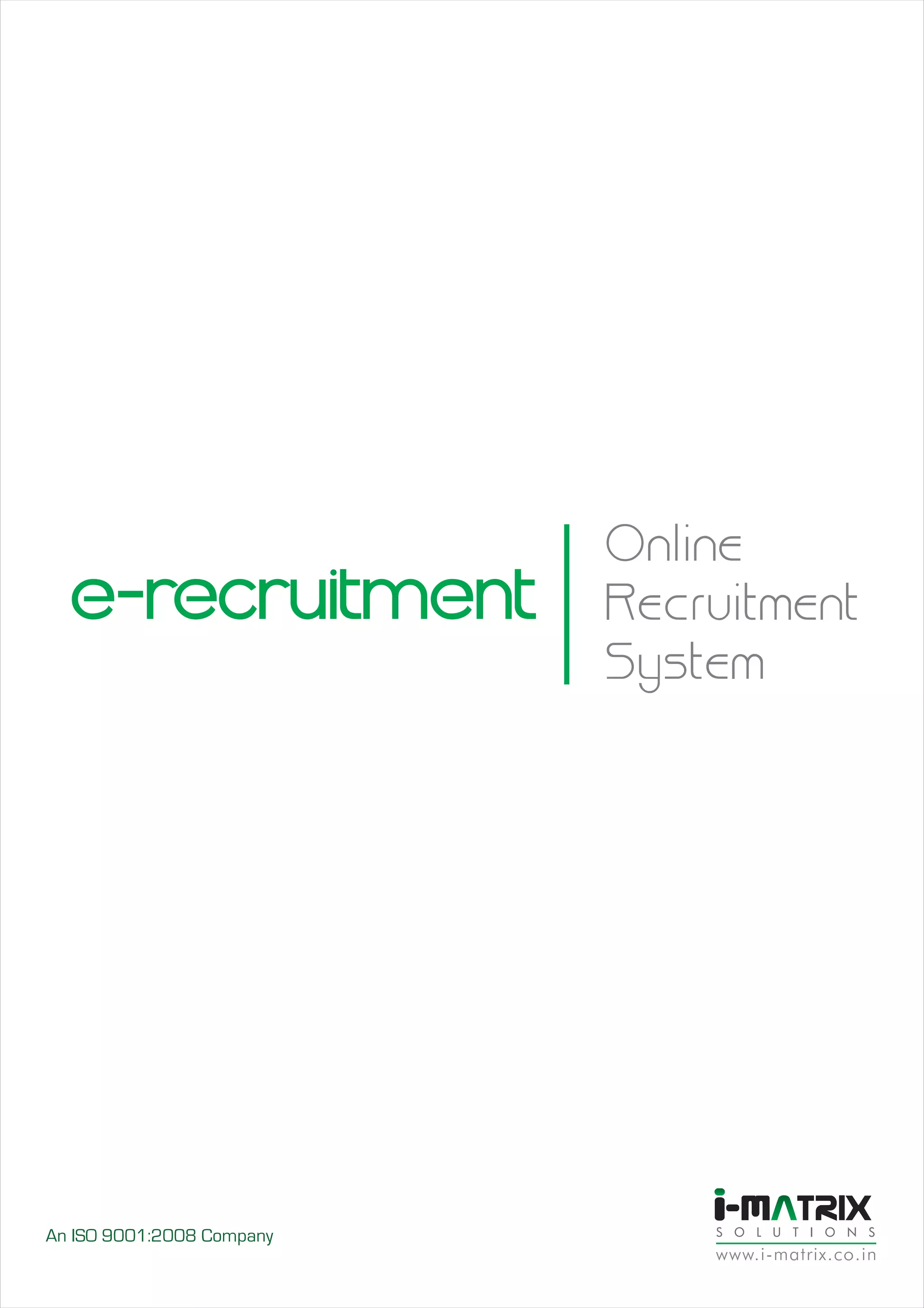 E recruitment system | PDF