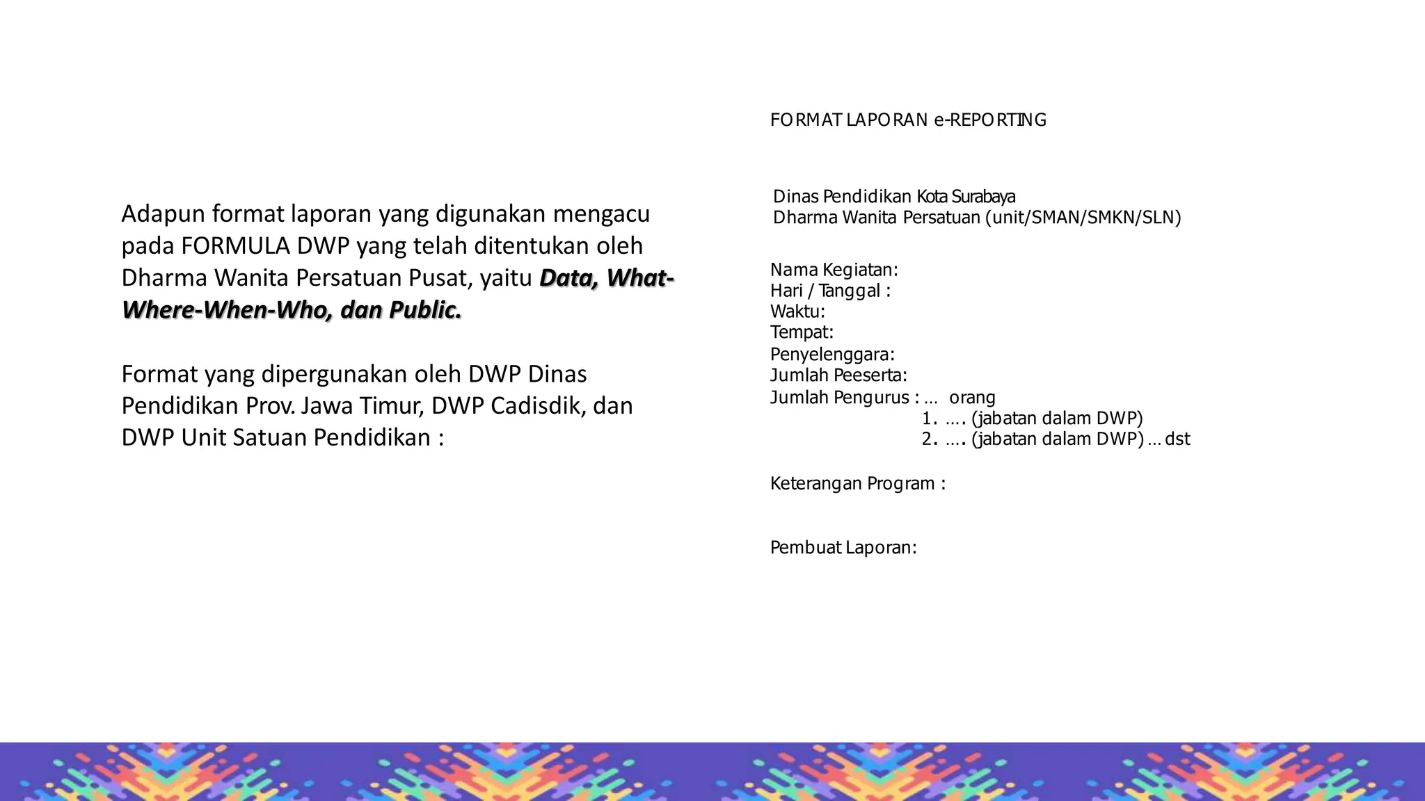 Penerapan AI Pada Indeks Penulisan e-Reporting | PPTX
