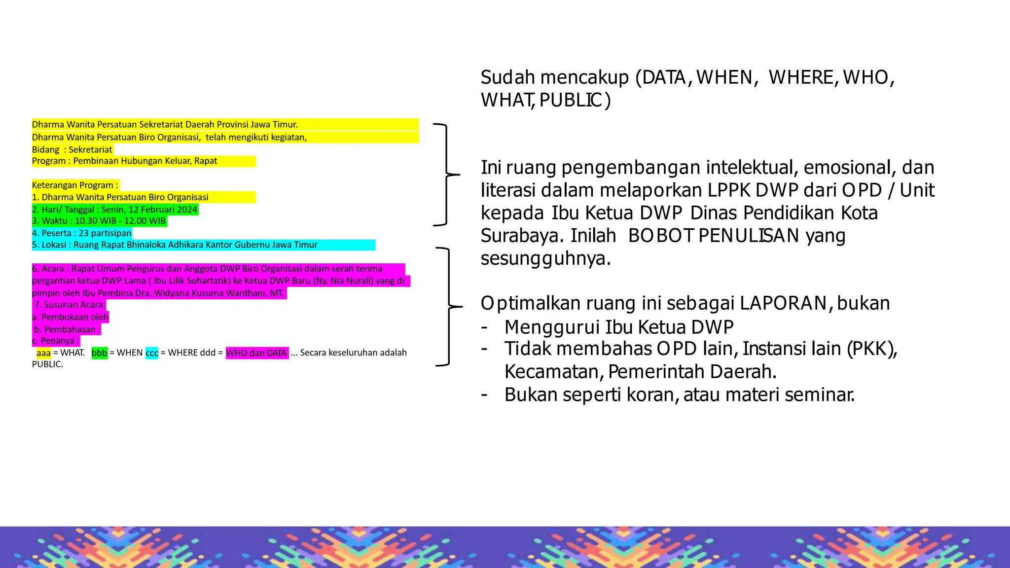 Penerapan AI Pada Indeks Penulisan e-Reporting | PPTX