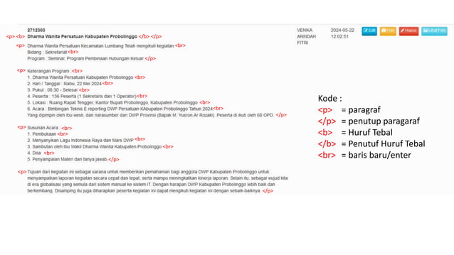 Penerapan AI Pada Indeks Penulisan e-Reporting | PPTX