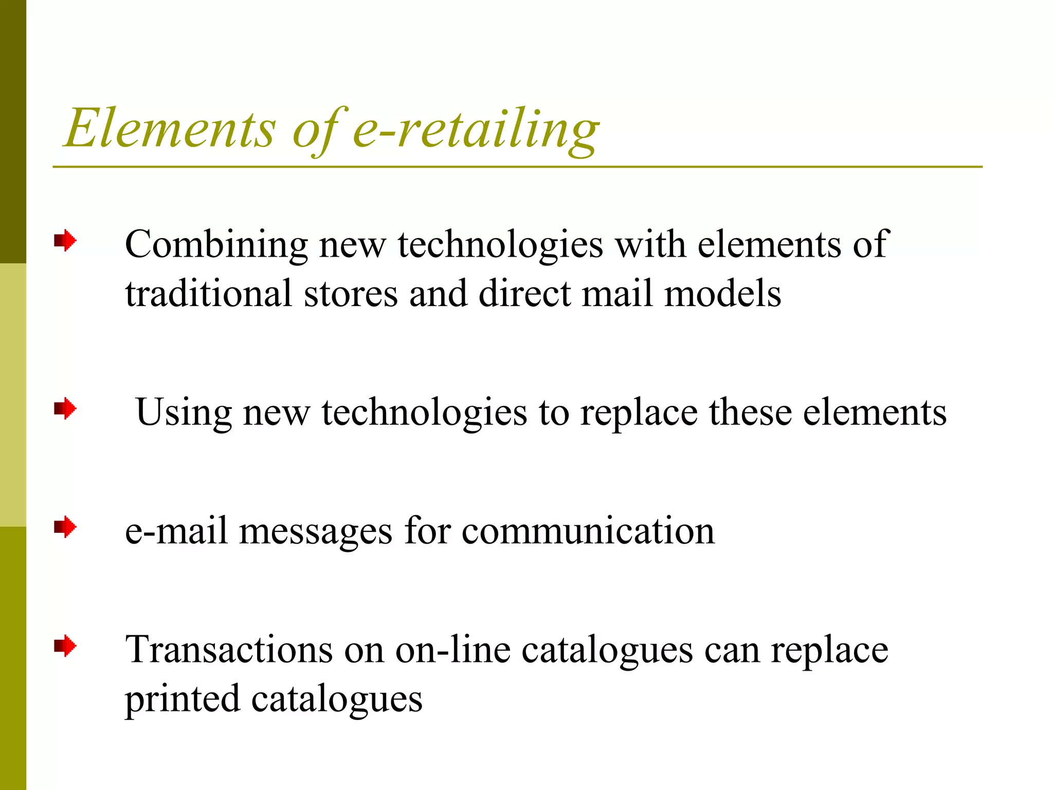 E retailing | PPT