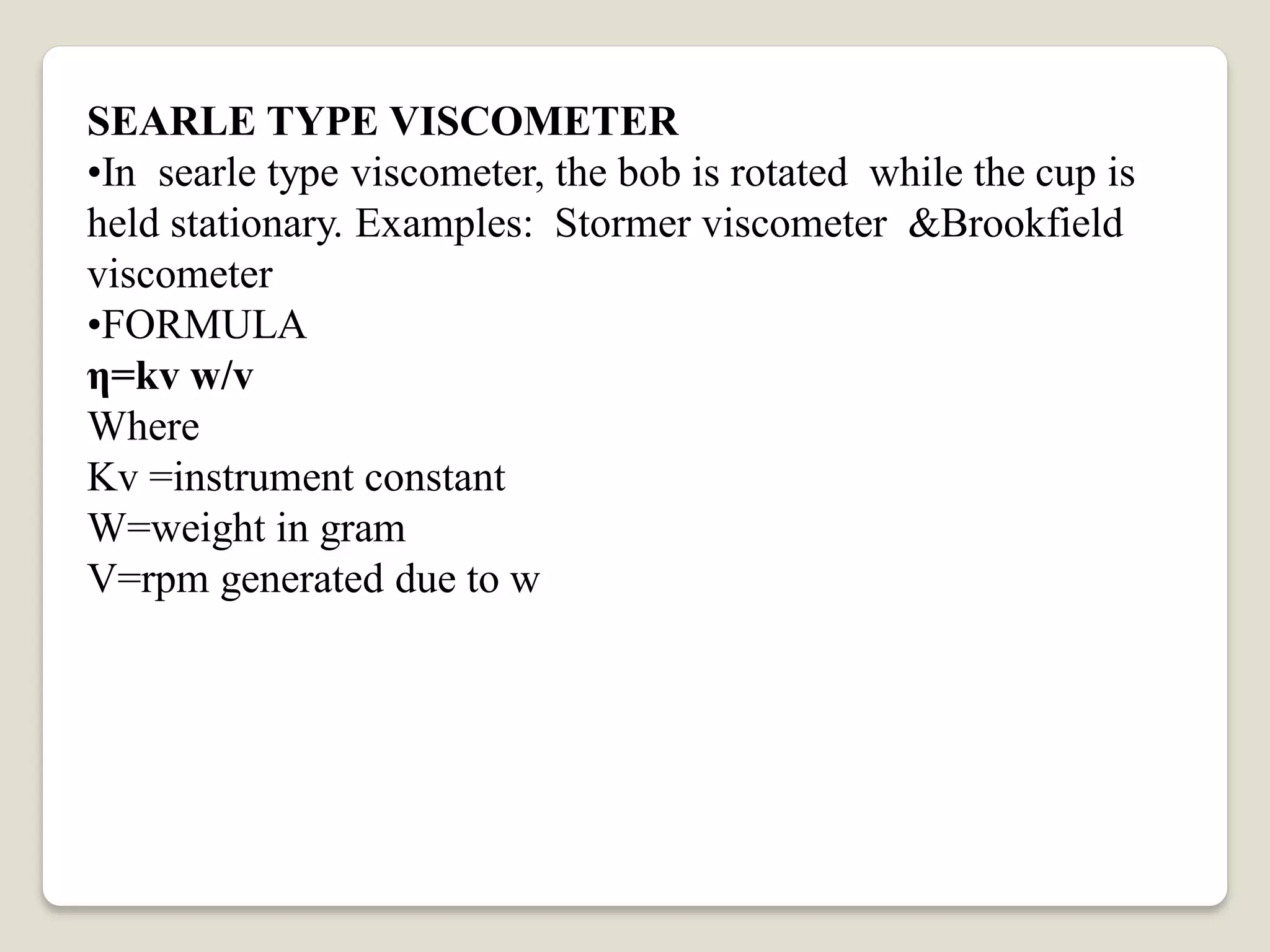 Determination of viscosity | PDF