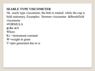 Determination of viscosity | PDF