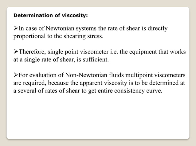 Determination of viscosity | PDF