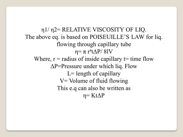 Determination of viscosity | PDF