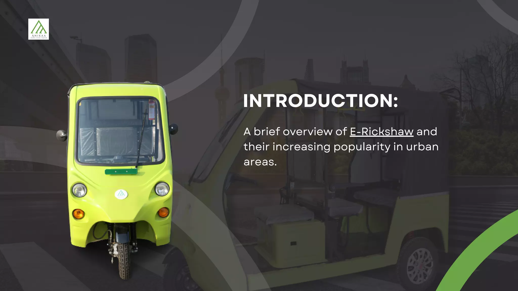 E-Rickshaw: An Eco-Friendly Solution for Urban Transportation | PDF