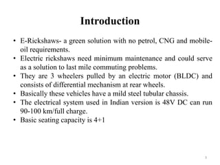 E-Rickshaw Presentation | PPTX