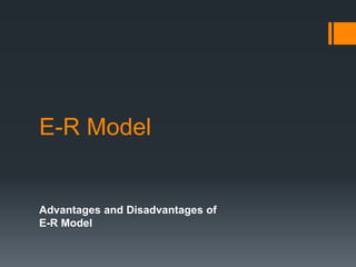 E R model | PPT