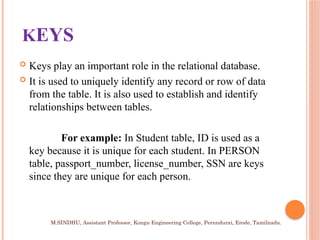 Entity-Relationship Model in Database Technology | PPTX