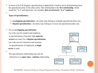Entity-Relationship Model in Database Technology | PPTX