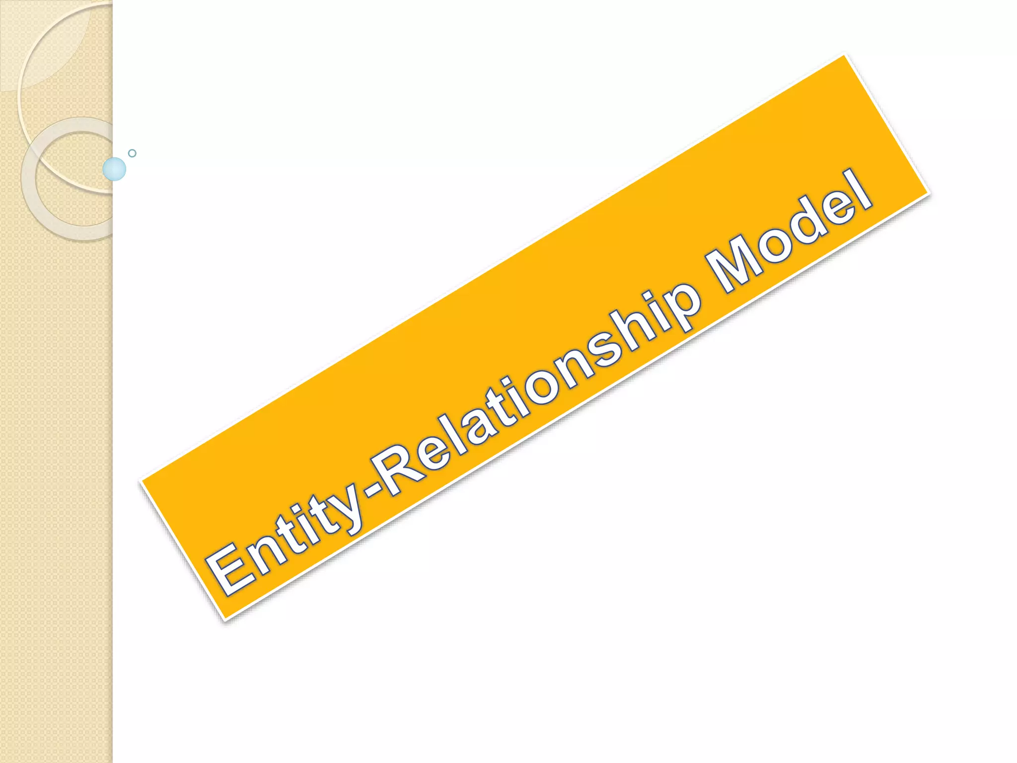 E-R model unit(Iv) | PPT
