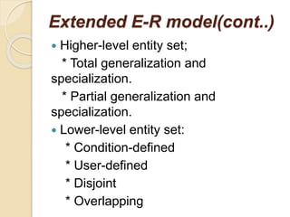 E-R model unit(Iv) | PPT