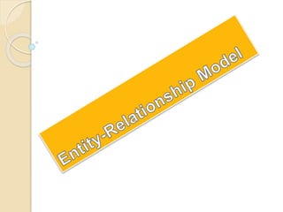 E-R model unit(Iv) | PPT