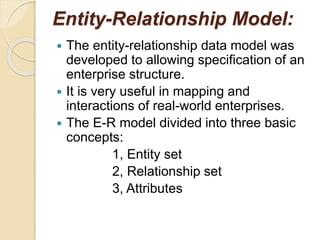 E-R model unit(Iv) | PPT