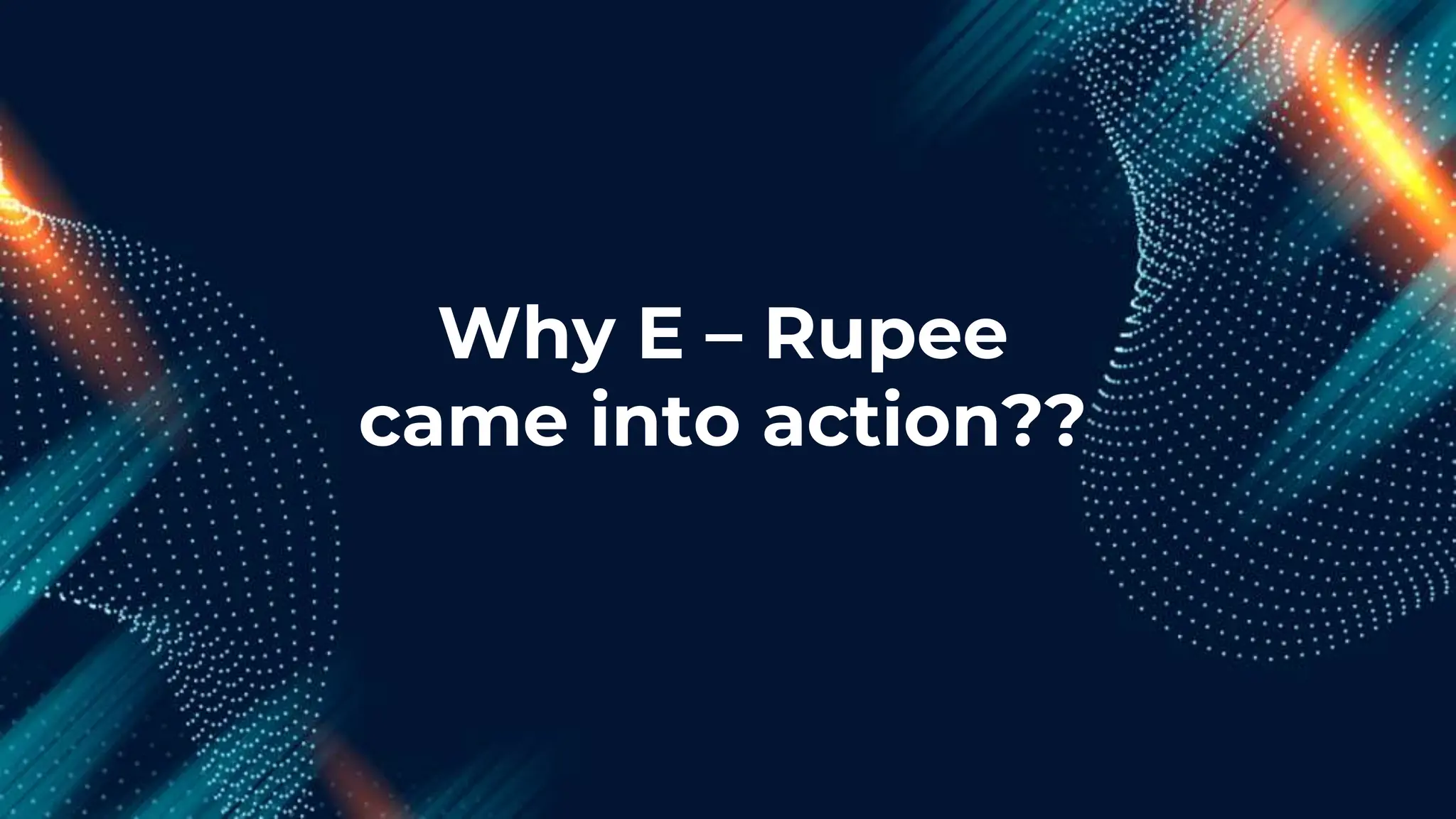 E - Rupee and E - Token Landscape (1).pptx | Credit Cards | Personal Debt