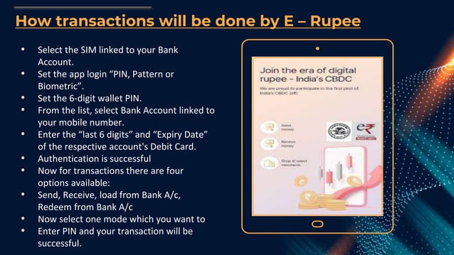 E - Rupee and E - Token Landscape (1).pptx | Credit Cards | Personal Debt