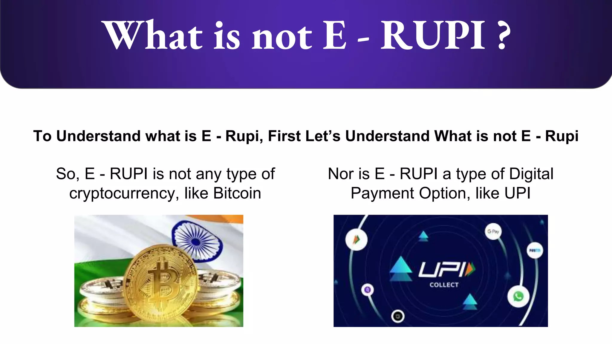 E - RUPI: A Step towards Digitalization in India | PPTX