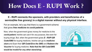 E - RUPI: A Step towards Digitalization in India | PPTX