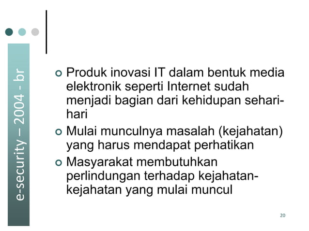 presentasi e security atau keamanan data | PPT