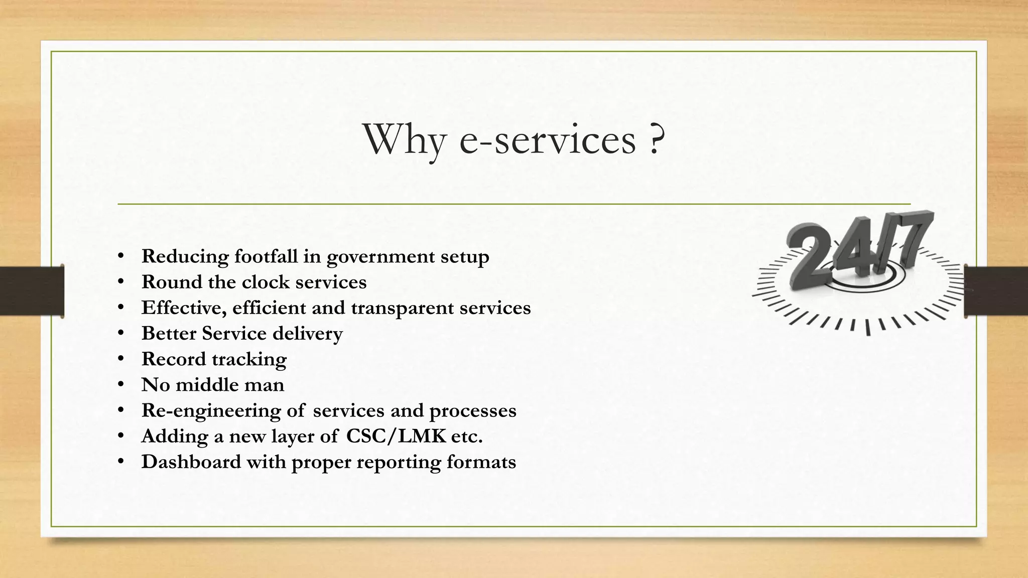 ICT - an introduction in Government setup | PPT