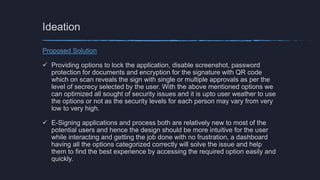 E signing application | PPTX