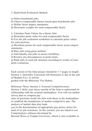 E- SONIC Milestone 2 .docx