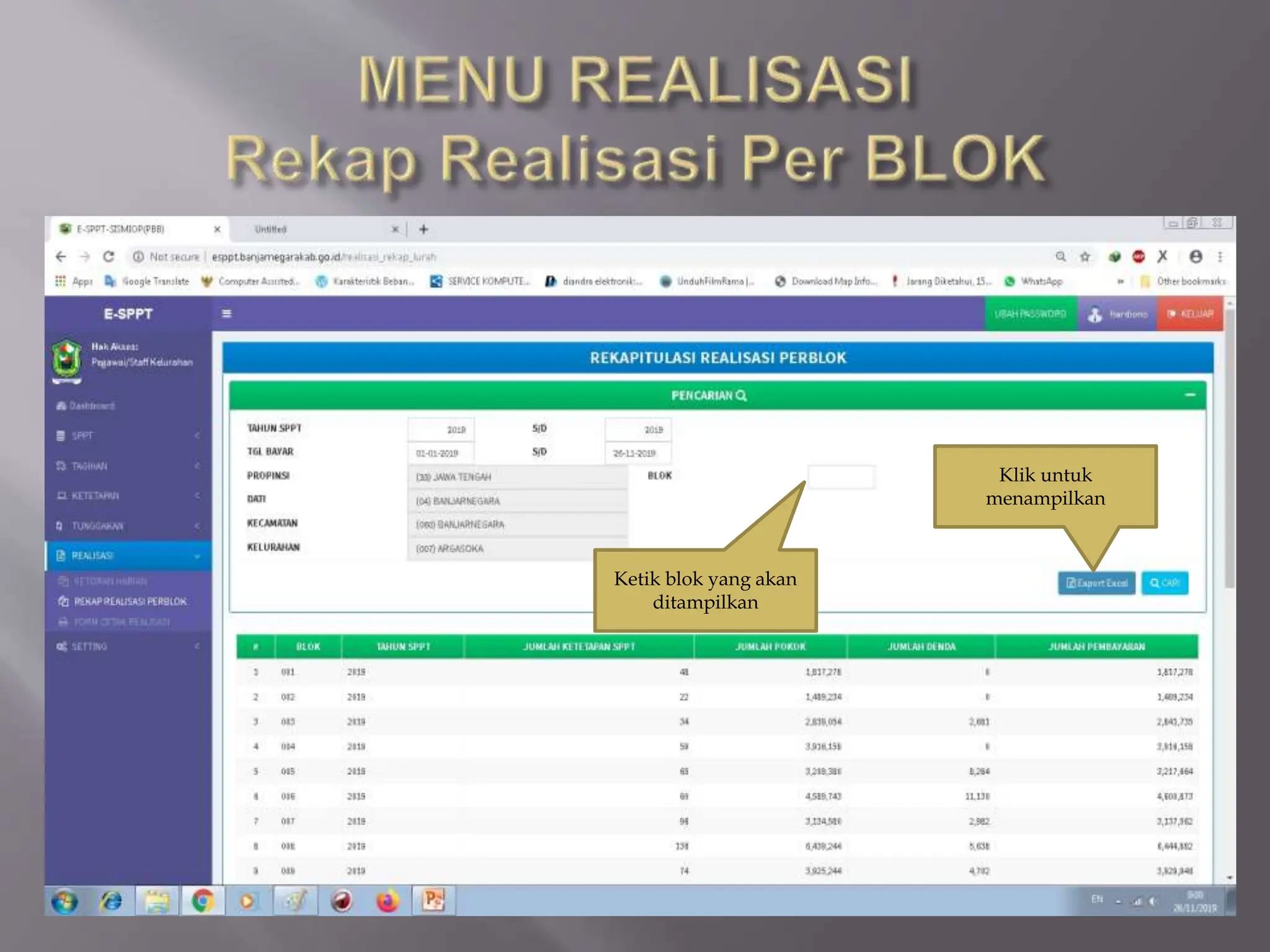 Tutorial Penggunaan Aplikasi E-SPPT Kabupaten Banjarnegara.pptx