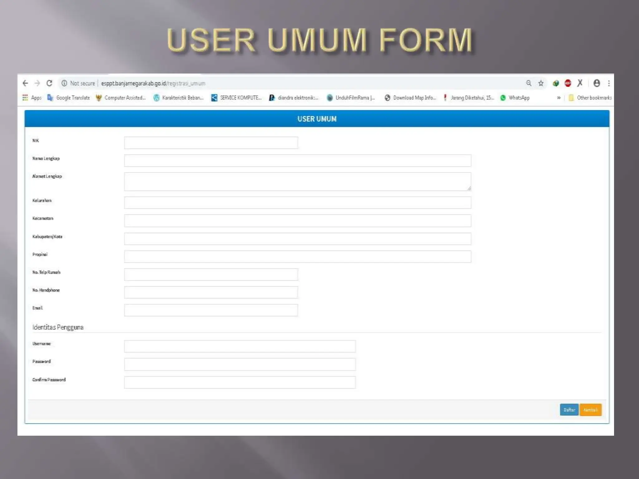 Tutorial Penggunaan Aplikasi E-SPPT Kabupaten Banjarnegara.pptx