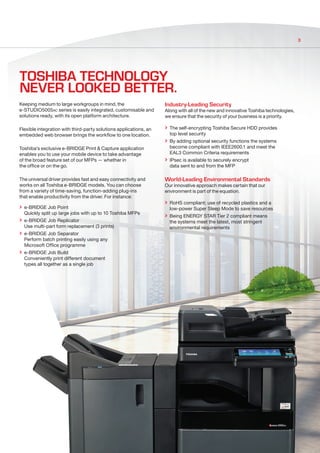 Toshiba e-Studio 2505AC/3005AC/3505AC/4505AC/5005AC Series Digital ...