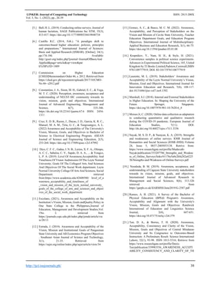 “E-SurveyCo MIT: A Electronic Survey of Community Perception, Awareness, Acceptance, and ...