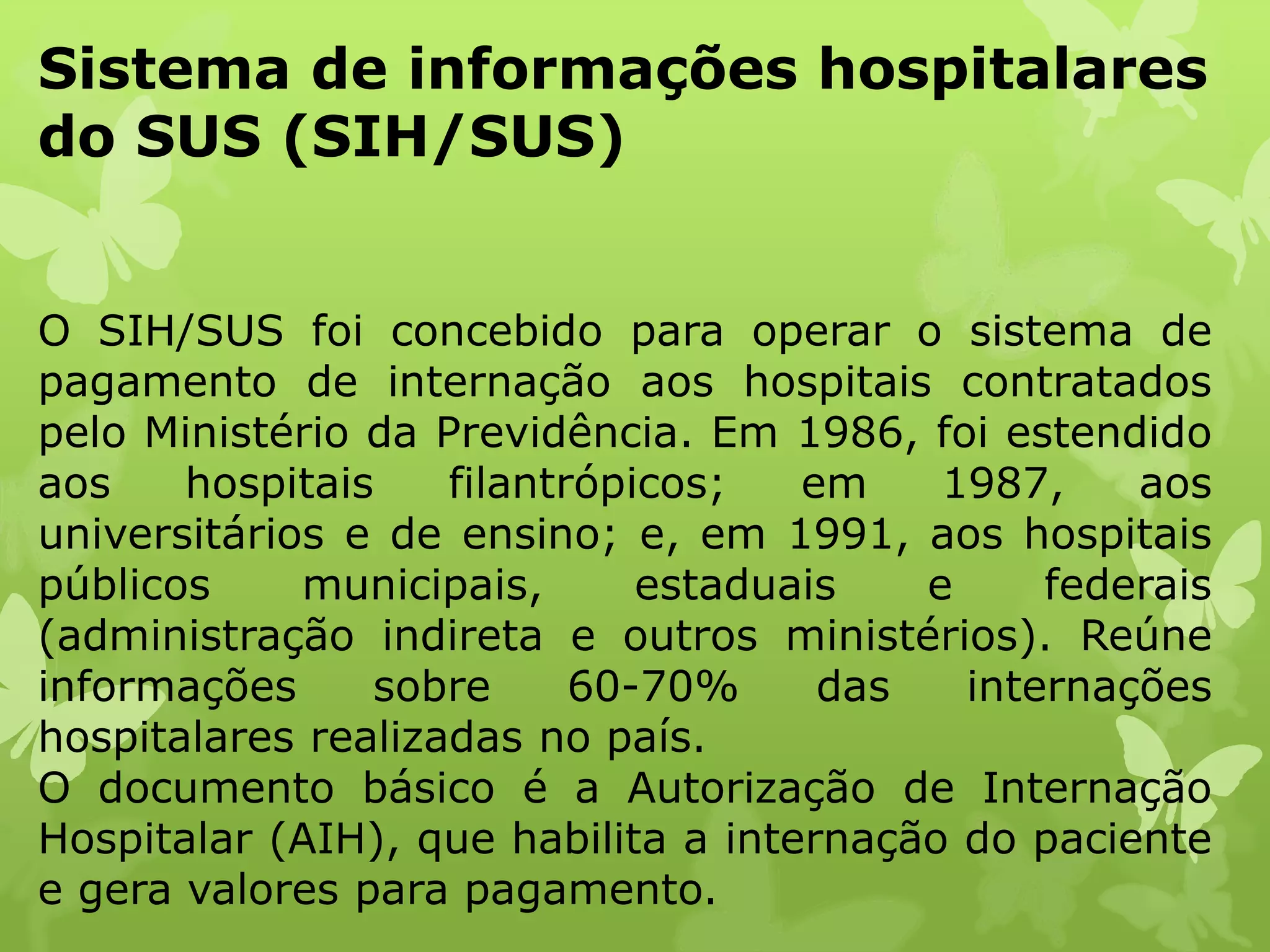 E sus sistema de informação da atenção básica | PPTX