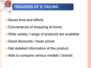 E tailing | PPTX