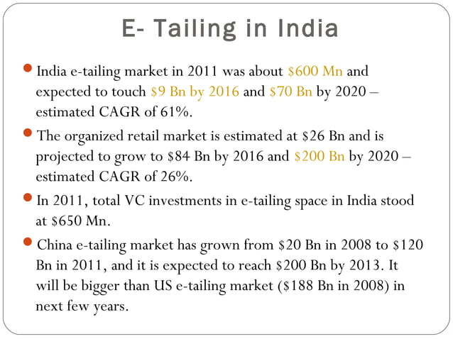 E tailing | PPT