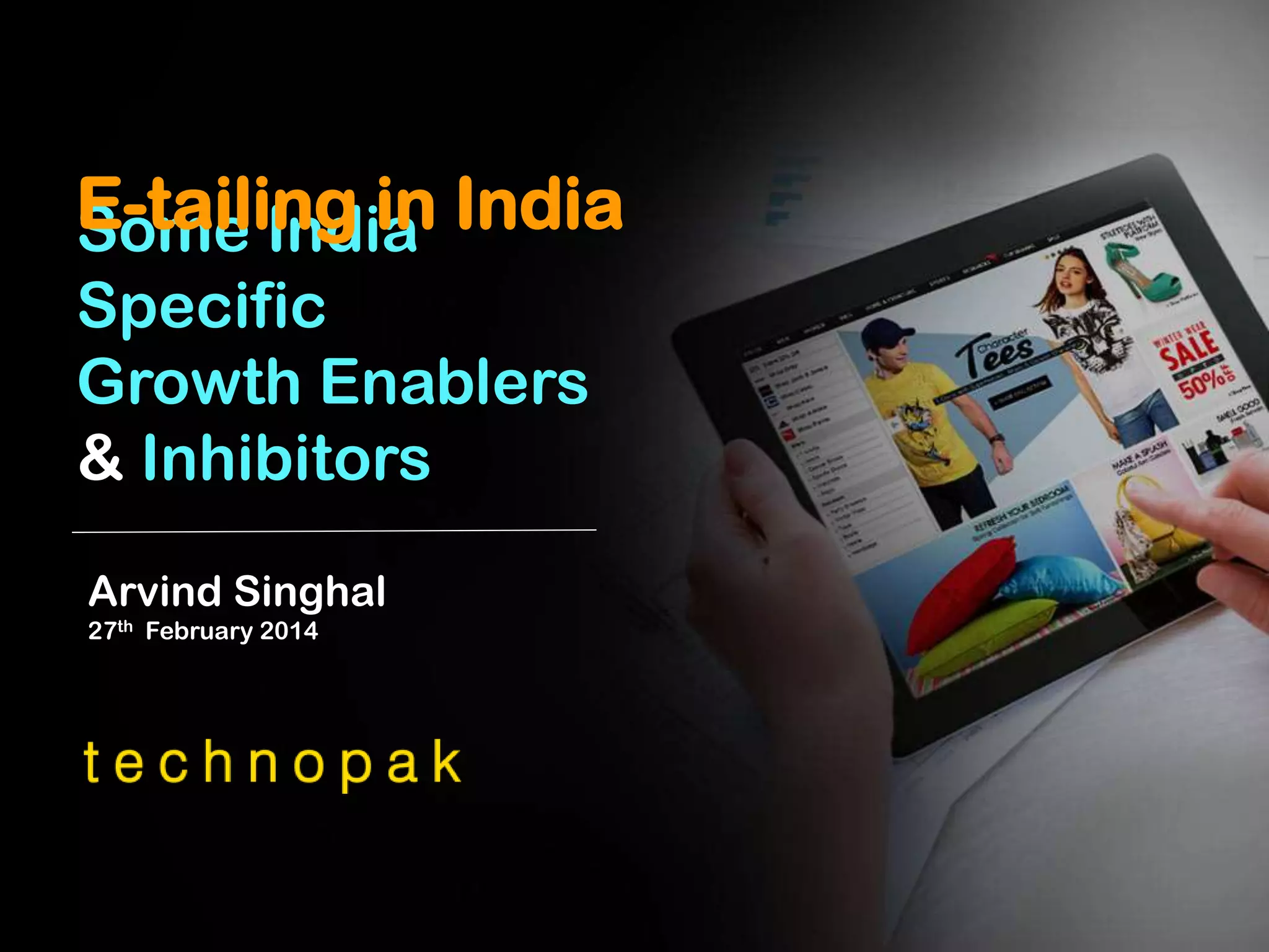Arvind Singhal : Some India Specific Growth Enablers & Inhibitors | PPTX