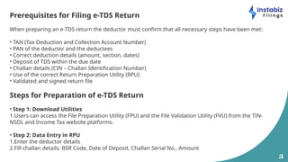 Simple Steps to Prepare Your e-TDS Return | PPTX