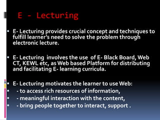 E Teaching strategies | PPTX